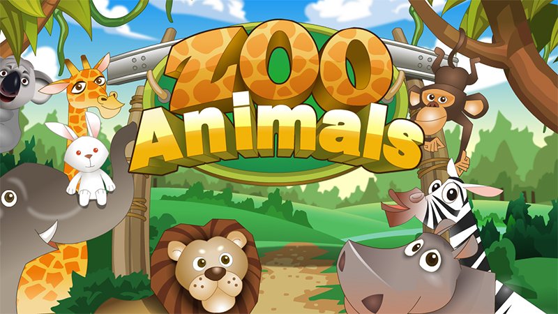 Spiel Zoo Animals auf Spiele 123